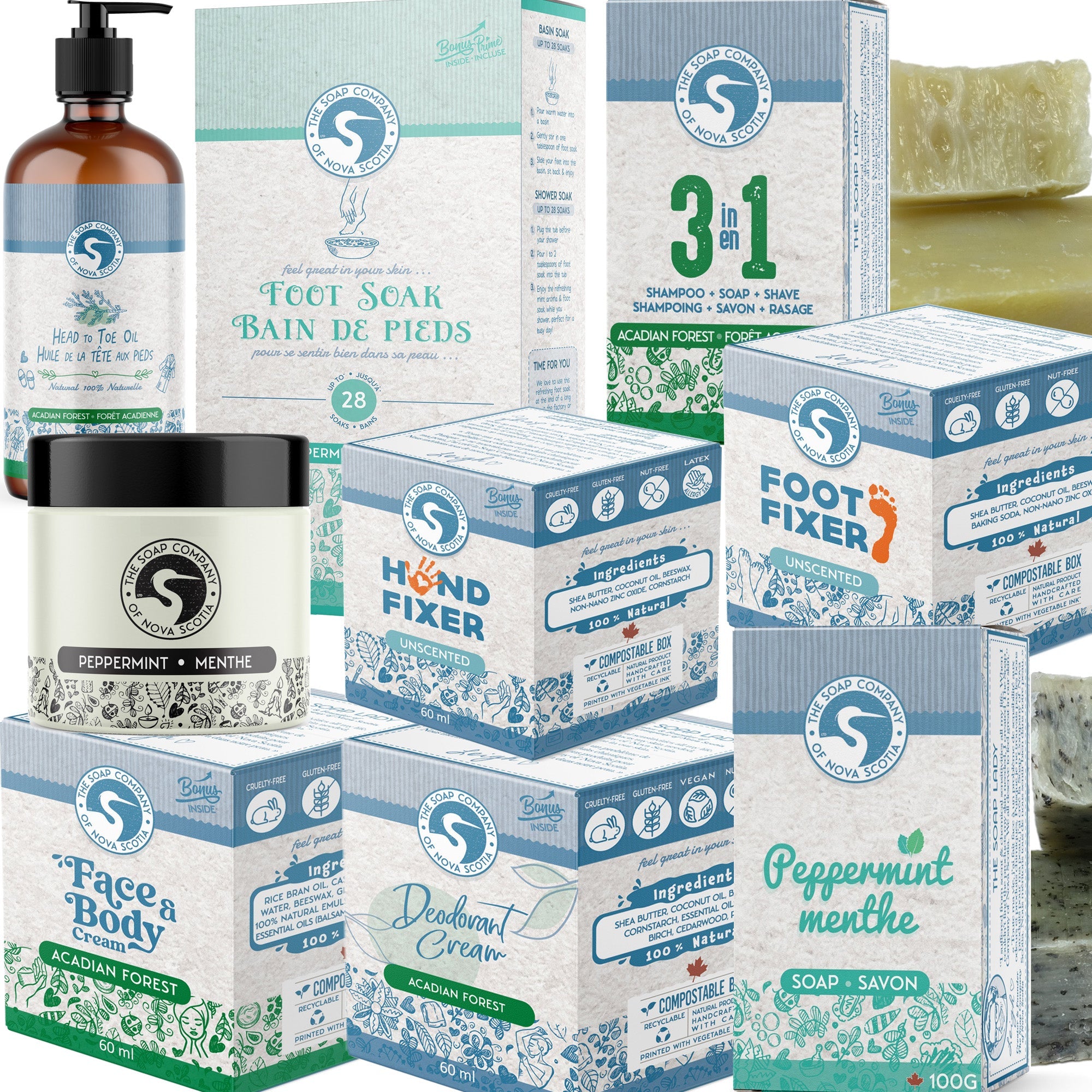 Forest & Mint Value Combo – Canada Retail - The Soap Company of Nova Scotia Ltd.