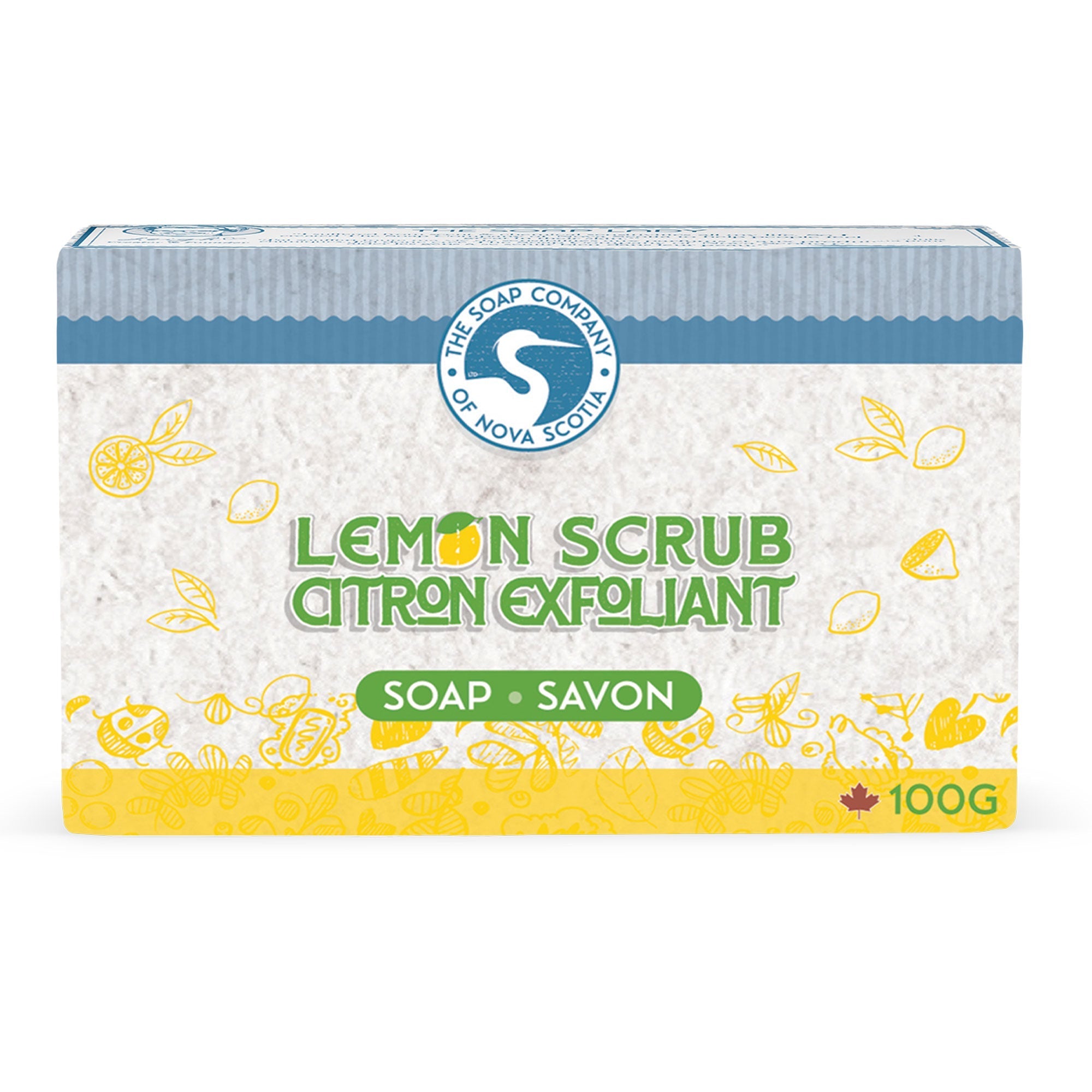 Lemon Scrub Soap – Canada Retail - The Soap Company of Nova Scotia Ltd.
